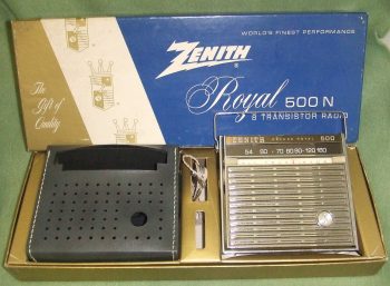 The Zenith Royal 500 Family – Gary's Radios